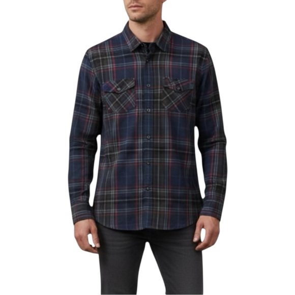 Element | Shirts | Element Eddie Heavyweight Plaid Flannel Shirt Mens ...